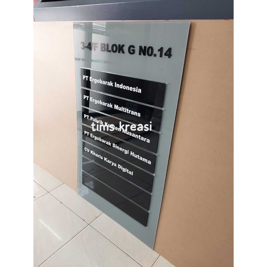 Room Nameplate | Pt Nameplate | Slide Nameplate | Acrylic Signage ...