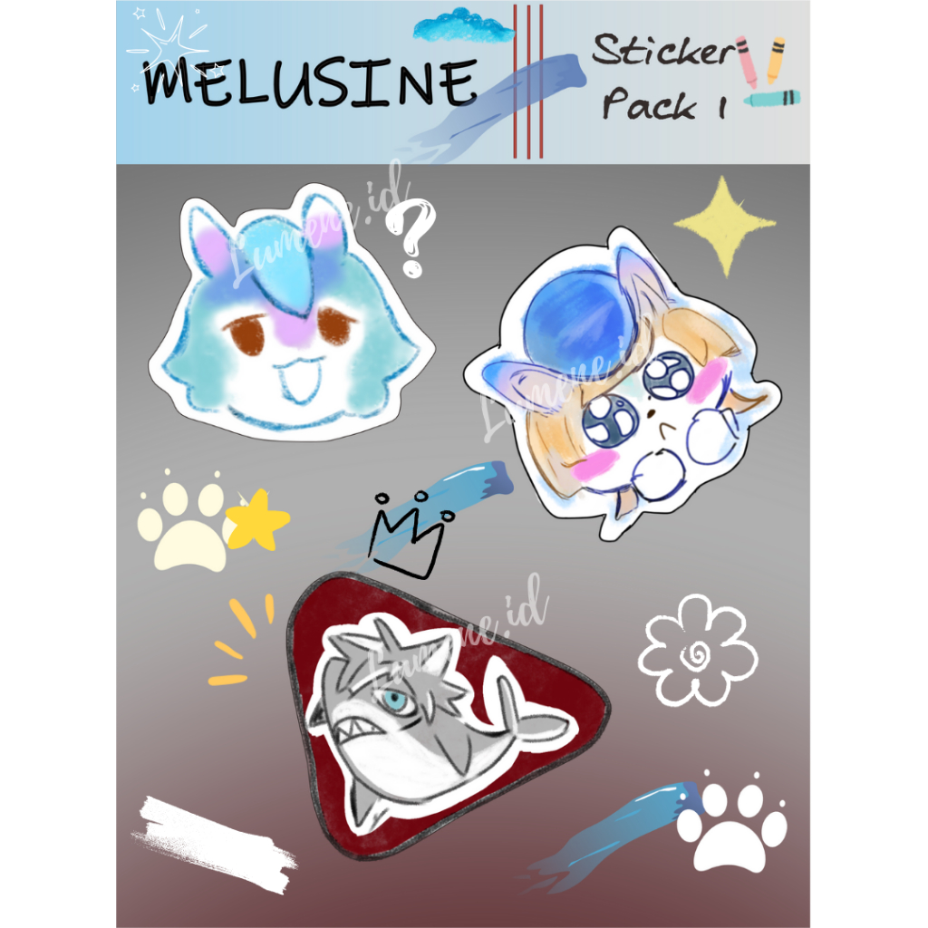 Sticker Medozene Buy 1 Get 3/Sticker Anime Waterproof/Sticker Genshin ...