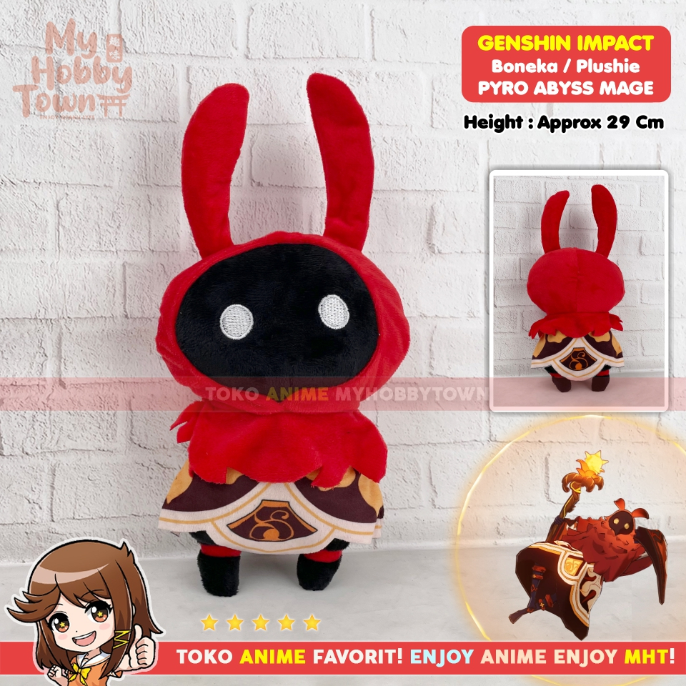 Genshin Impact Pyro Abyss Mage Anime Game Doll | Shopee Malaysia