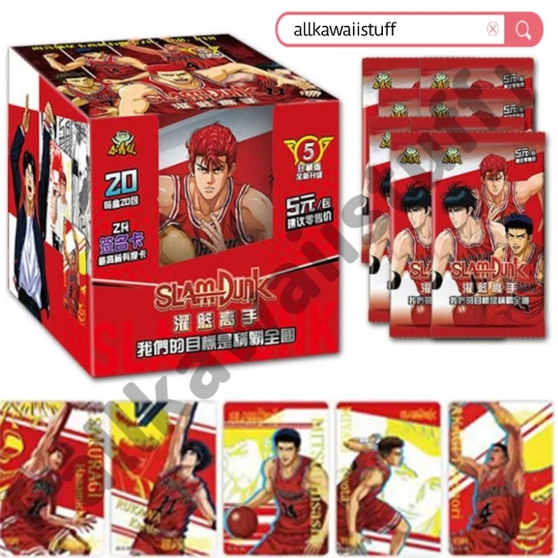 Slam Dunk Holo Collection Card Original 180pcs 1 Box 20 pack ...