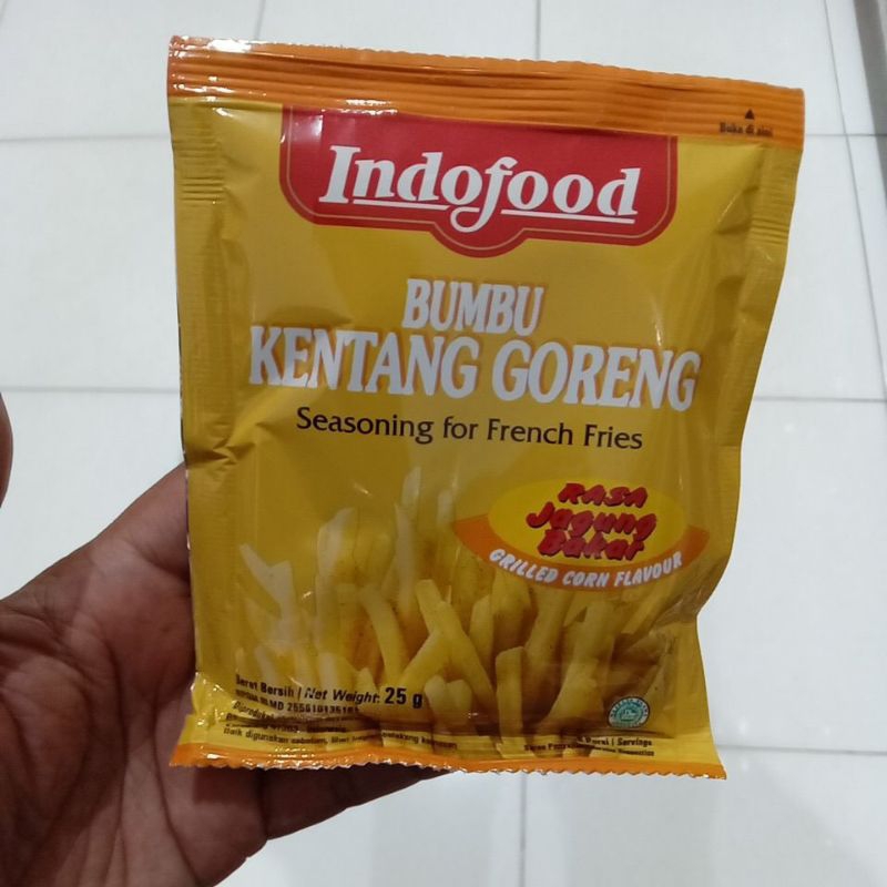 Mahbubah - Indofood 25g French Fries Seasoning With Grilled Corn Flavor ...