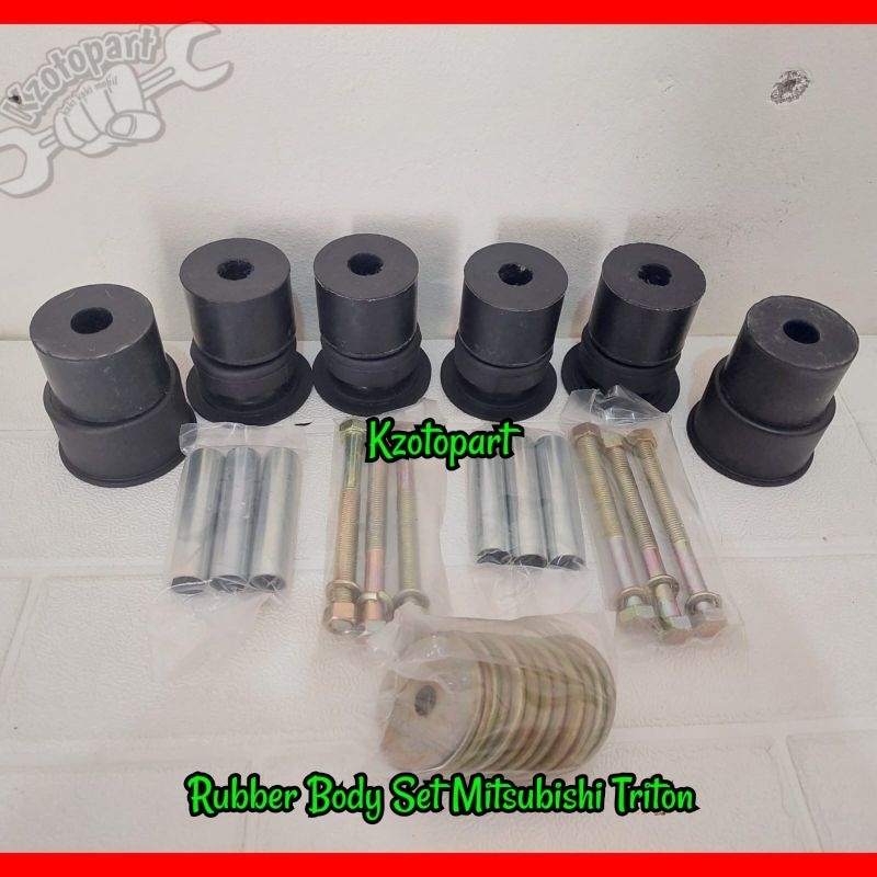 Rubber Body Rubber Body Set Rubber Cabin Set Mitsubishi Triton | Shopee ...
