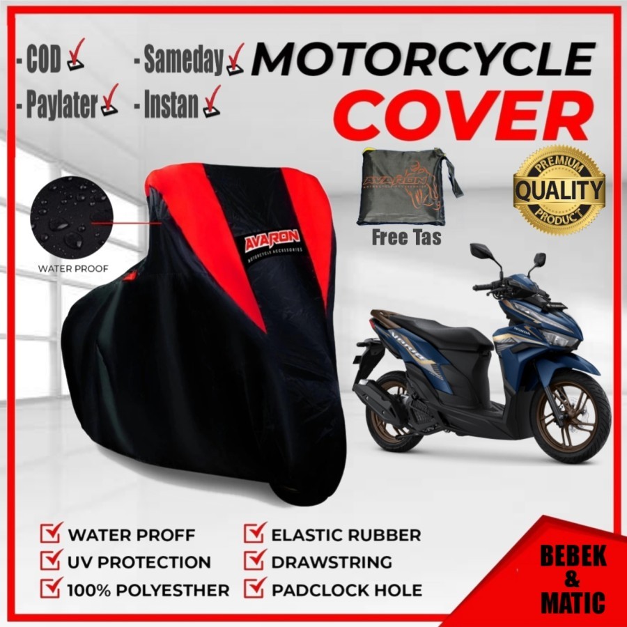 Motorcycle Cover Honda Vario 125/150/160 AVARON Indoor outdoor ...