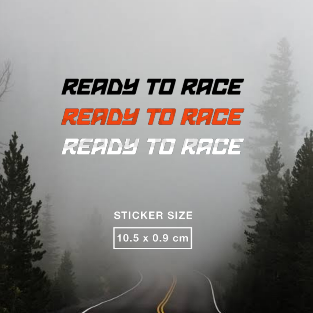 Sticker Cutting Ready to race stickers | Shopee Malaysia