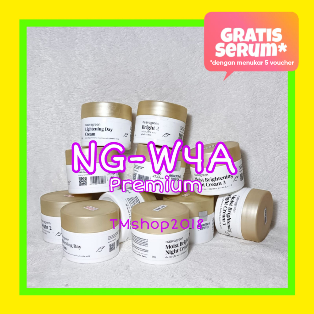 Naavagreen NG W4A PREMIUM Whitening Night Cream W4A by dr Fredi Setyawan Original Skincare ...