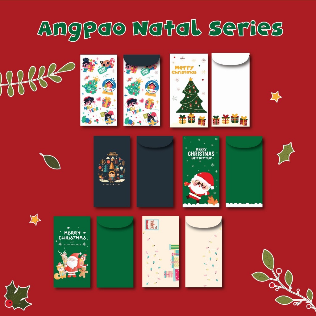 Christmas ANGPAO Envelope CHRISTMAST GIFT ANGPAU XMAS SERIES Christmas ...