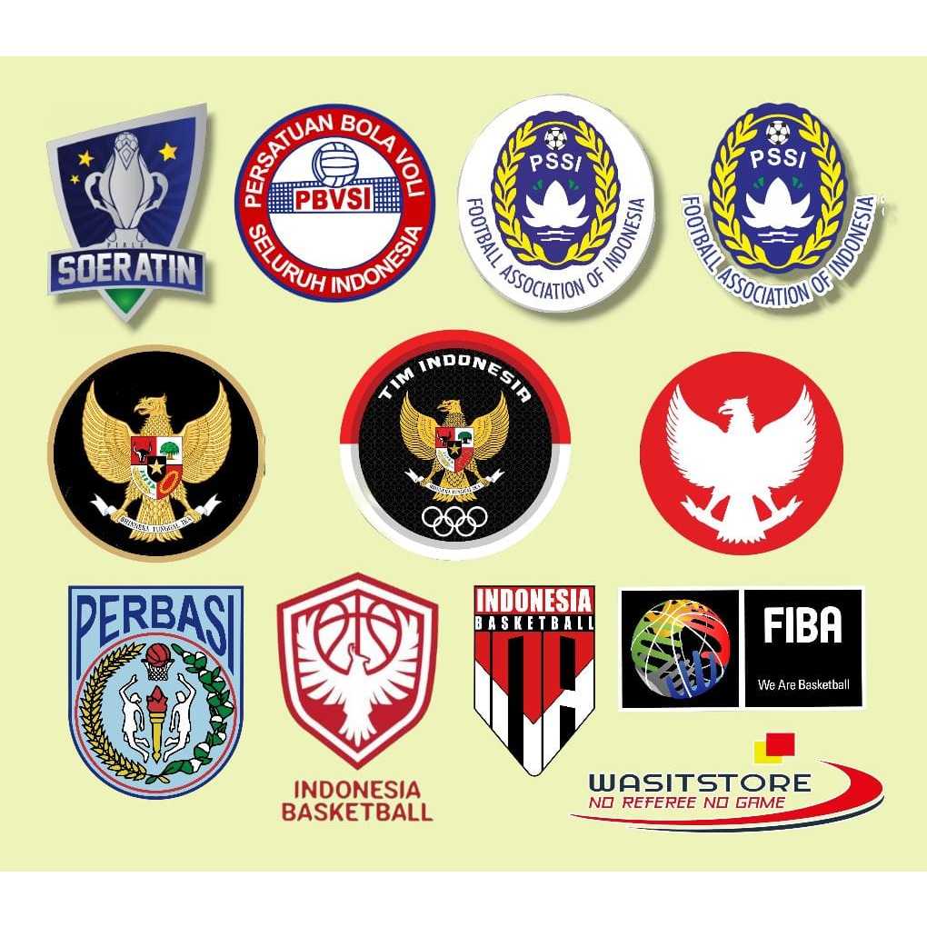 Patch LOGO DADA Referee - PSSI - PERBASI - FIBA - LIGA 3 - PSSI PUTIH ...