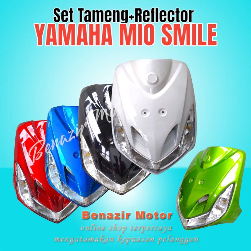 Reflector Mio Smile sporty light cover panel shield one set 2009 2010 ...
