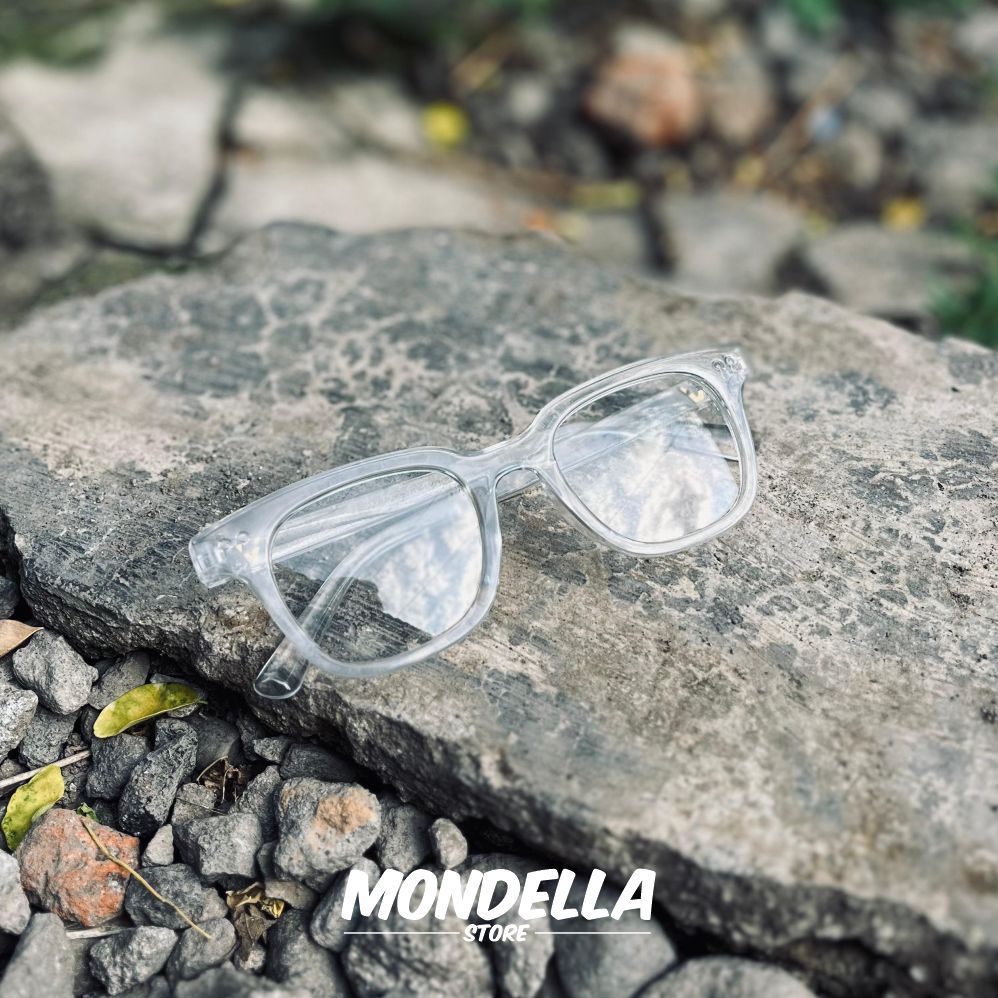 Vincent Clear Glasses Logo V Frame Transparent VIncent Clear Glasses ...