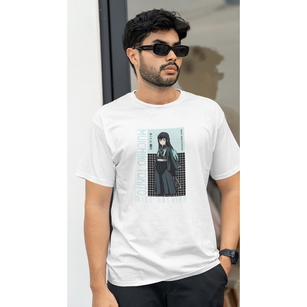 KATUN Demon Slayer T-shirt Kimetsu no Yaiba Anime Tshirt Men's Cotton ...