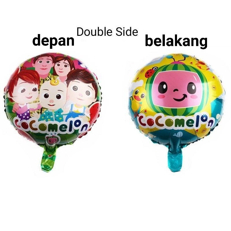 Birthday balloons, large size party decoration balloons, cocomelon Coco ...