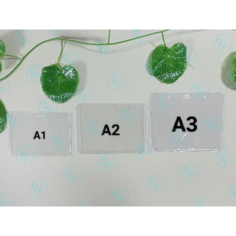 Plastic ID CARD Holder Size A And B | Shopee Malaysia
