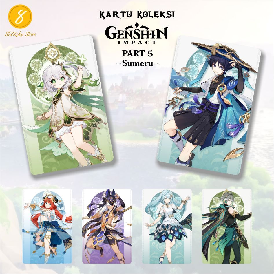 Genshin Impact Game Photocard/ Anime Photo Card Collection Part 5 ...