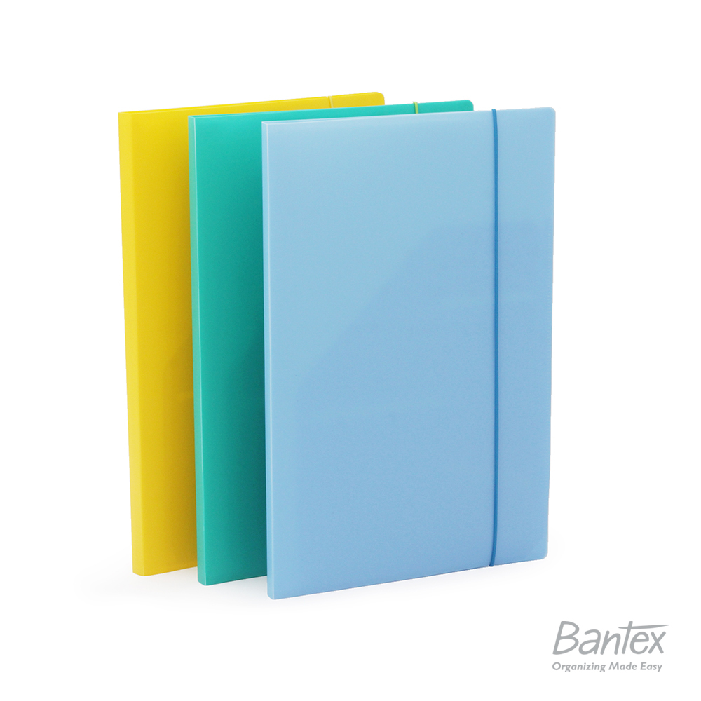 Bantex Display Book Folio/F4 Strap 20 pocket Clear Holder - 3123 ...