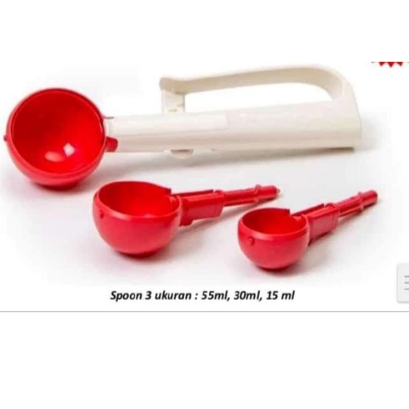 Tupperware Portioning scoops/tupperware Secops/tupperware Measuring ...