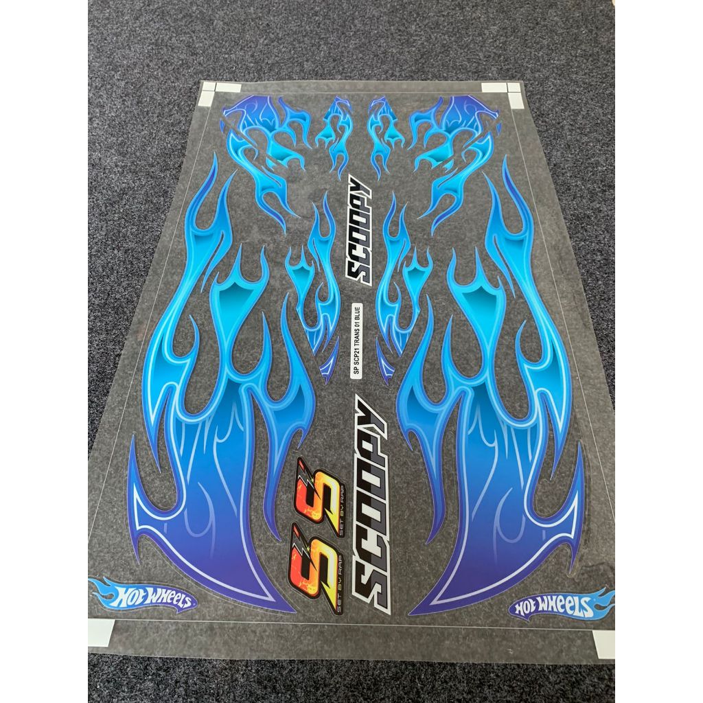 Transparent STRIPING UV ALL NEW MOTIF API LIS STICKER Transparent Clear ...
