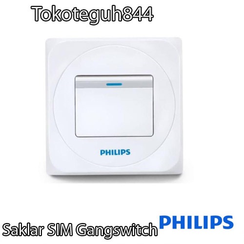Philips GANG SWITCH Philips SIMPLY 1 GANG SWITCH | Shopee Malaysia