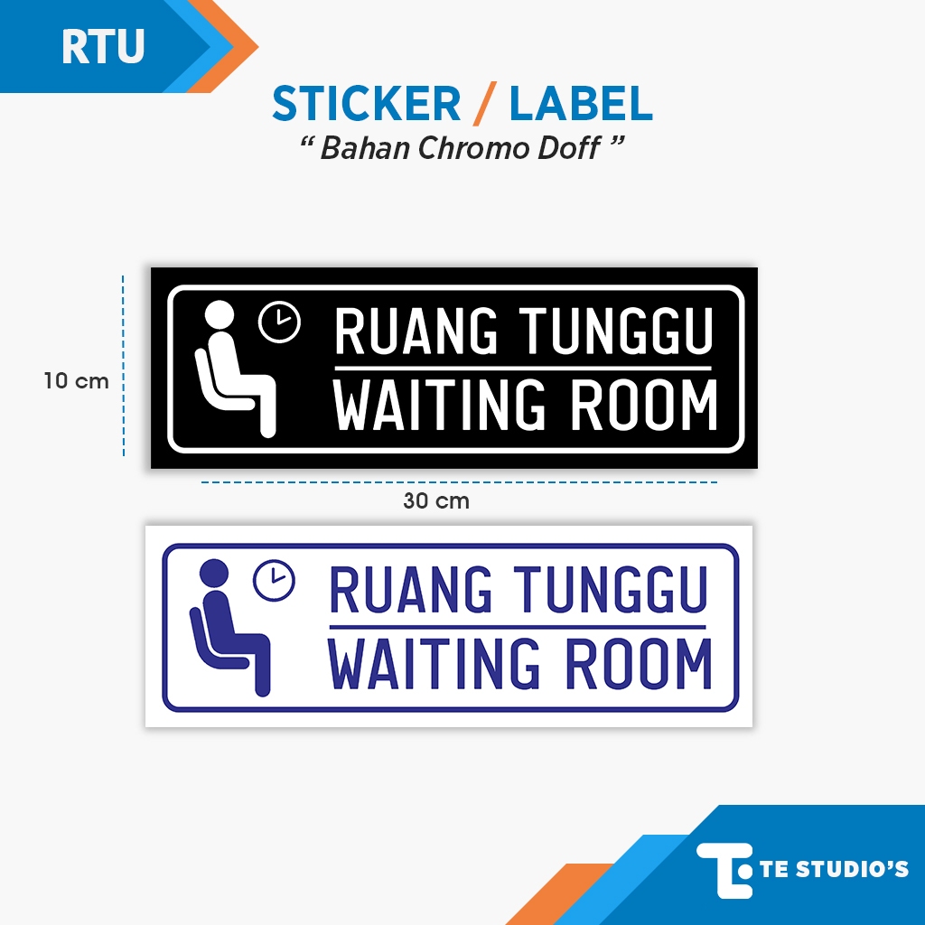 Waiting room Sign Sticker/waiting room Sticker/waiting room Sticker ...