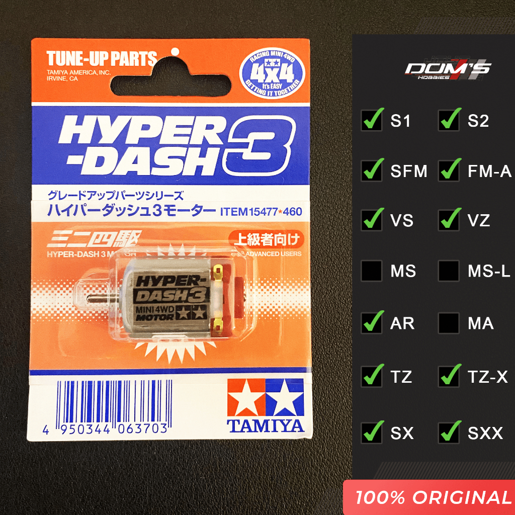 Tamiya 15477 DYNAMO HYPER DASH 3 / HYPER DASH 3 MOTOR | Shopee Malaysia