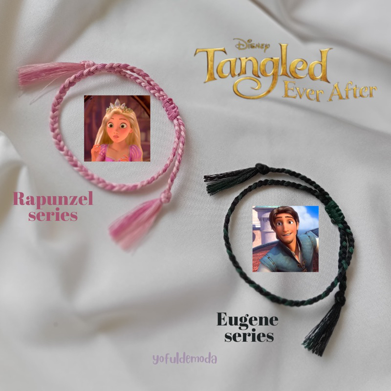 Tangled Series Rapunzel & Eugene Rope Bracelet / Rope Bracelet ...