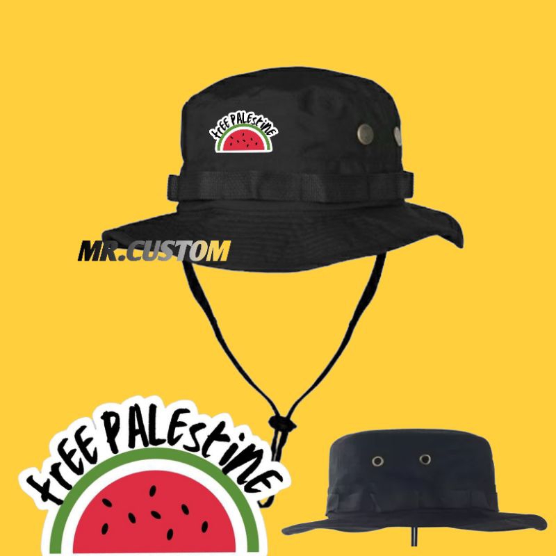 Free Palestine Outdoor Mountain Hats - Save Palestine Jungle Hats ...