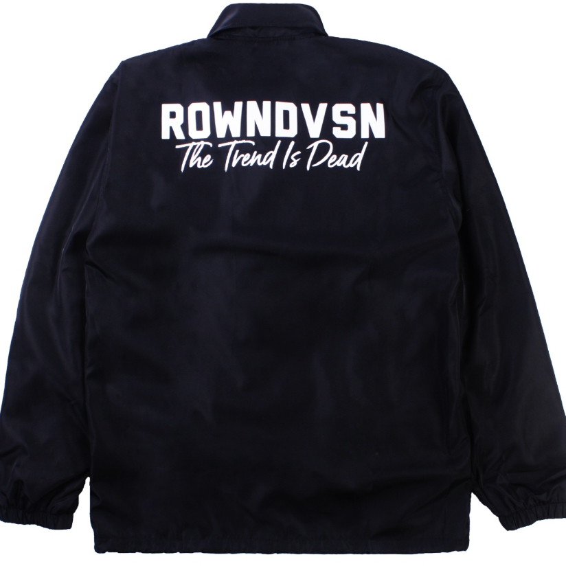 New!!vsn Coach Jacket Black - Rown Division Official Coach Jacket ...