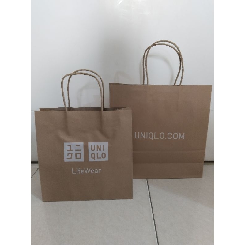 Uniqlo Paper Bag Latest Edition | Shopee Malaysia