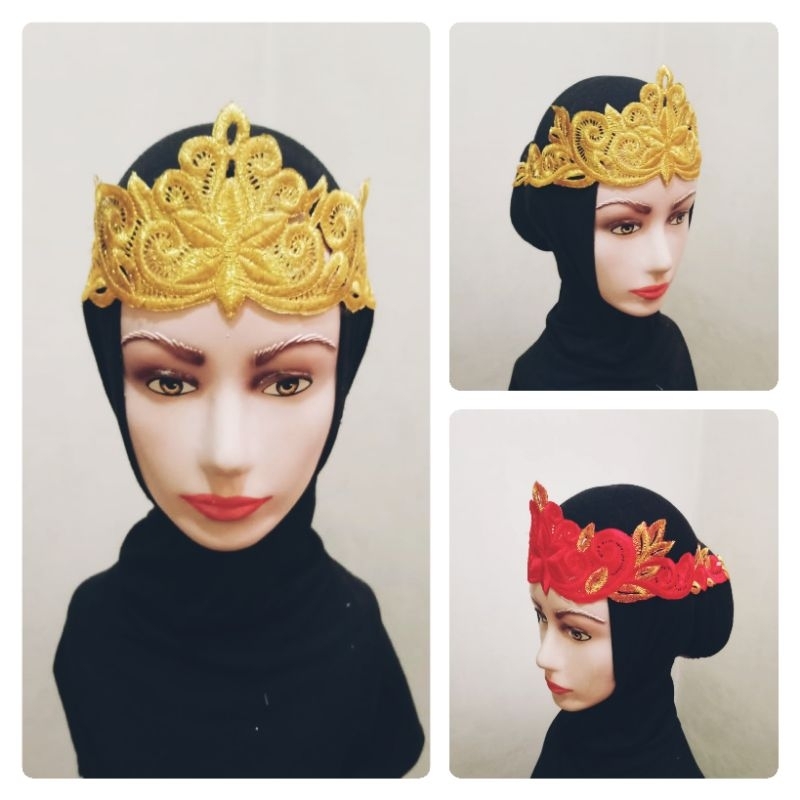 Siger embroidery dance crown (sponge) | Shopee Malaysia