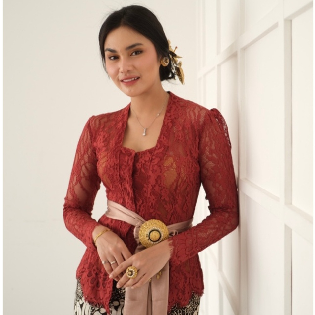 Lace cord Cammile kebaya bali modern kebaya Clothing Brocade kebaya ...