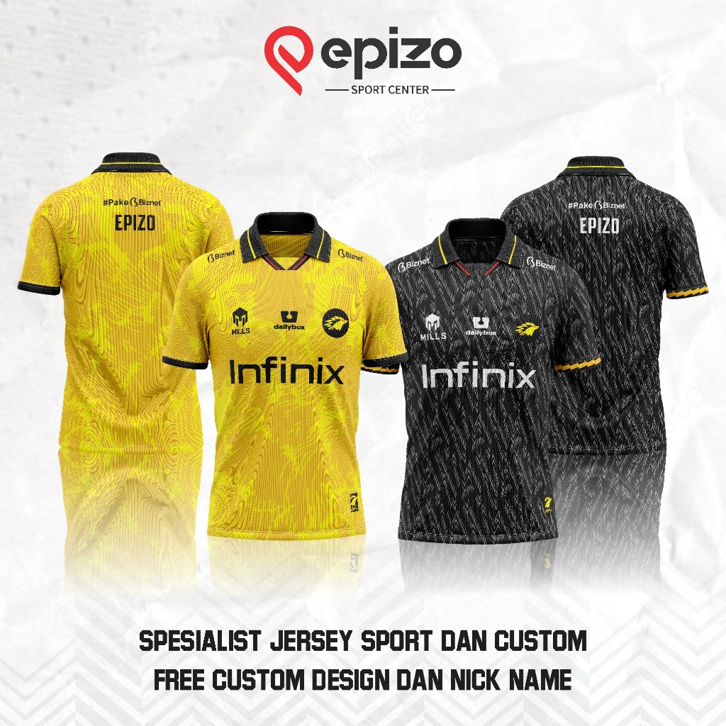 Latest Onic Esports Jersey 2023 Pro Edition Home & Away Custom Nickname ...