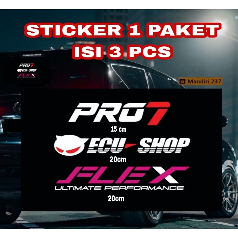Pro7 ECUSHOP FLEX car window sticker | Shopee Malaysia