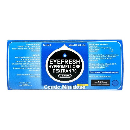 MATA Cendo EYEFRESH EYE FRESH MINIDOSE Contains 5 EYE Drops Refreshing ...