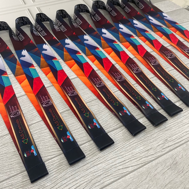 MINIMAL 3cm PRINTED DIGITAL MEDAL ROPE MINIMUM ORDER 25 PCS | Shopee ...