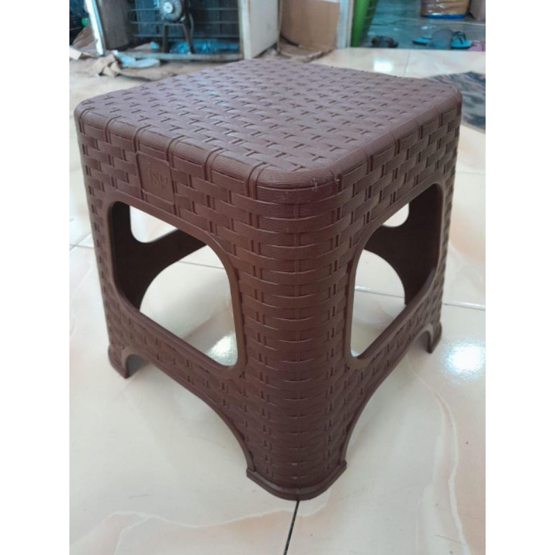Plastic Short Rattan Chair/Plastic Bench/Rattan Bench/Small Chair ...