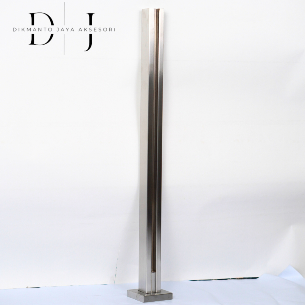 304 Stainless Steel Hollow Edge Glass Railing Pole Doff Topless Glass ...