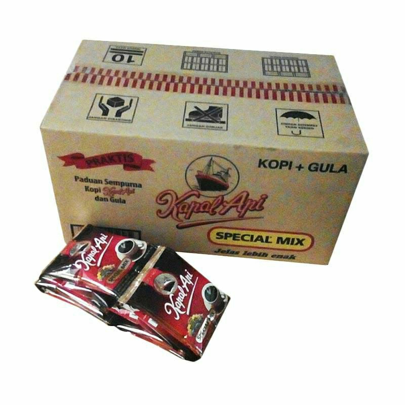 1 Box / Carton Kapal Api Special Mix Ground Coffee (Contains 24 gr x120 ...