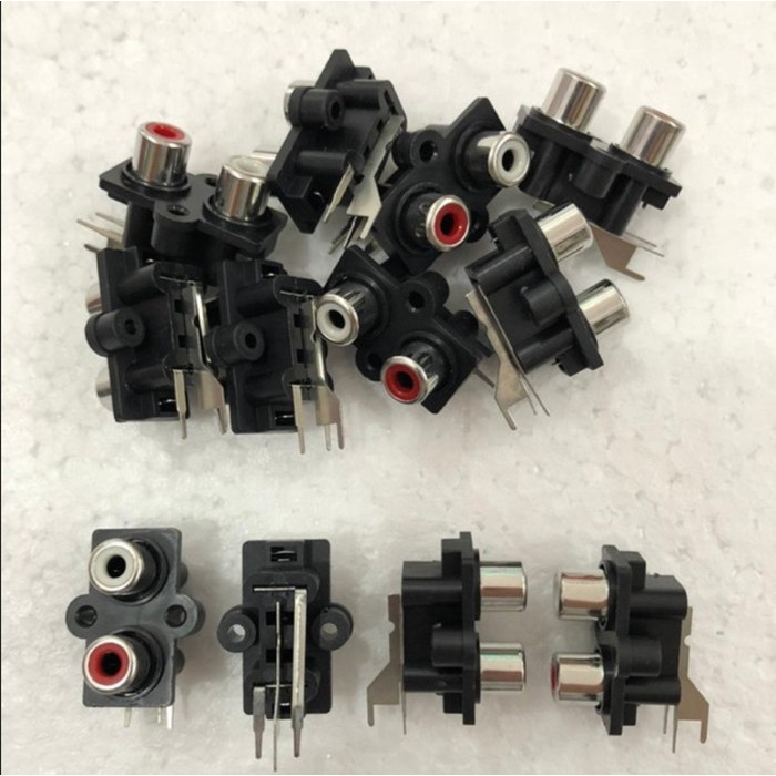 2-pin RCA Socket 4-Pin Bell Sleep Model (PCB Plug) | Shopee Malaysia