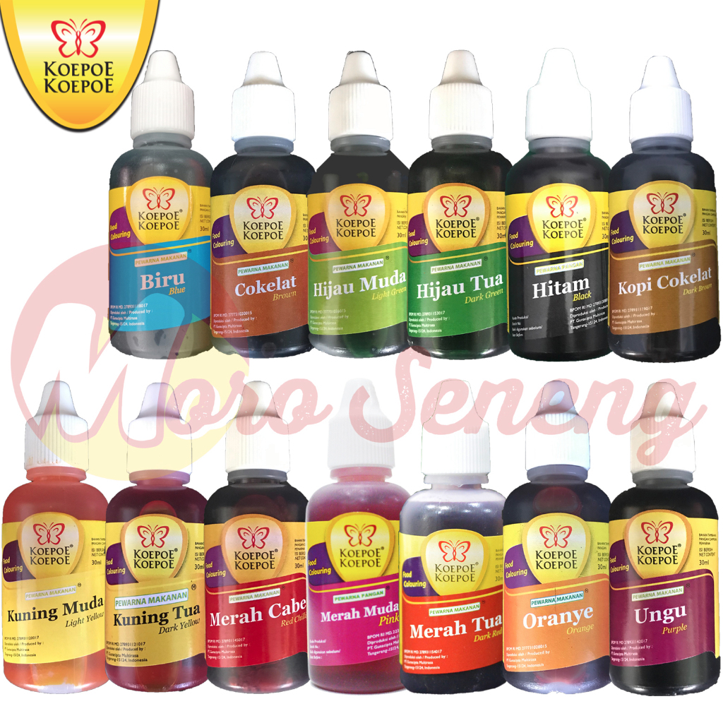 Koepoe Butterfly Food Coloring | Shopee Malaysia