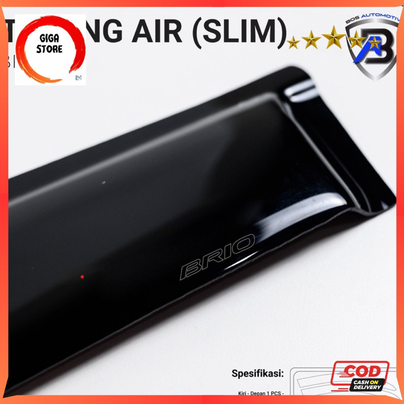 Honda Brio Lama 2012-2017 Car Door Gutters Slim 4-door Model | Shopee ...