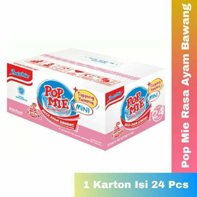 Pop Noodles Mini Chicken Onion Flavor 1 Box/Fill 24pcs x 40g | Shopee ...