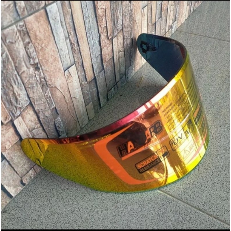 (NDGP) Flat Visor Glass LS2 Rookie FF352 FF384 FF351 FF369 || Ls2 Lens ...