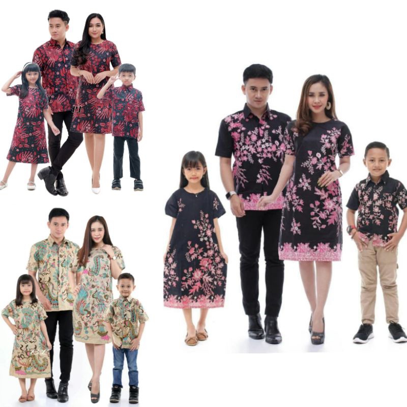 Batik MOTIF Family COUPLE DRESS | Shopee Malaysia