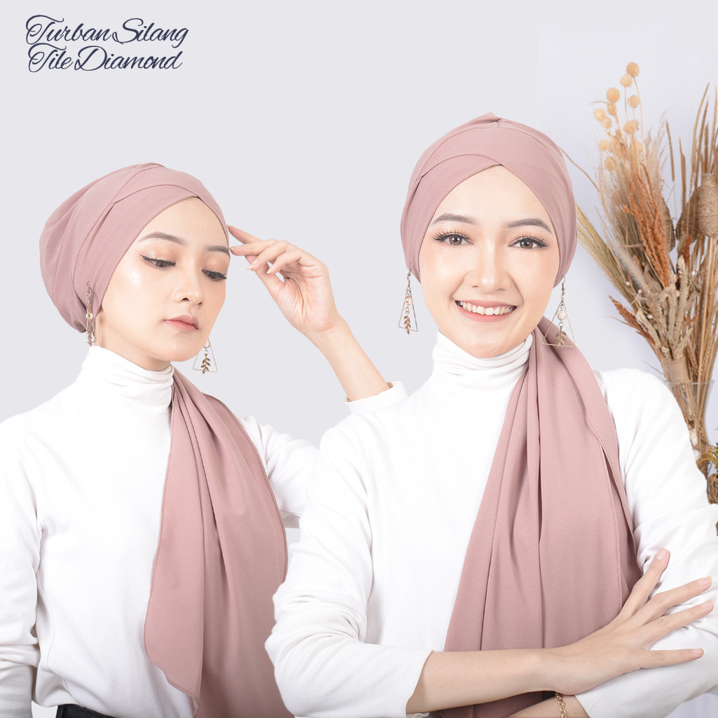 Diamond Cross Turban Tail | Shopee Malaysia