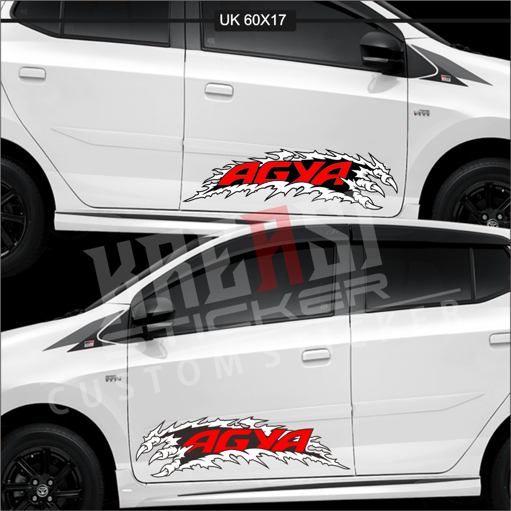 Agya Claw Car STICKER AGYA Car STICKER | Shopee Malaysia