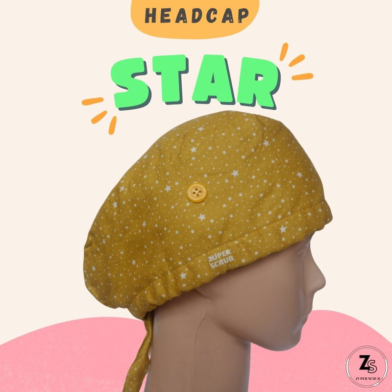 Medical HAT HEADCAP / SURGICAL CAP DOCTORS & HEALTH POWER (STAR ...