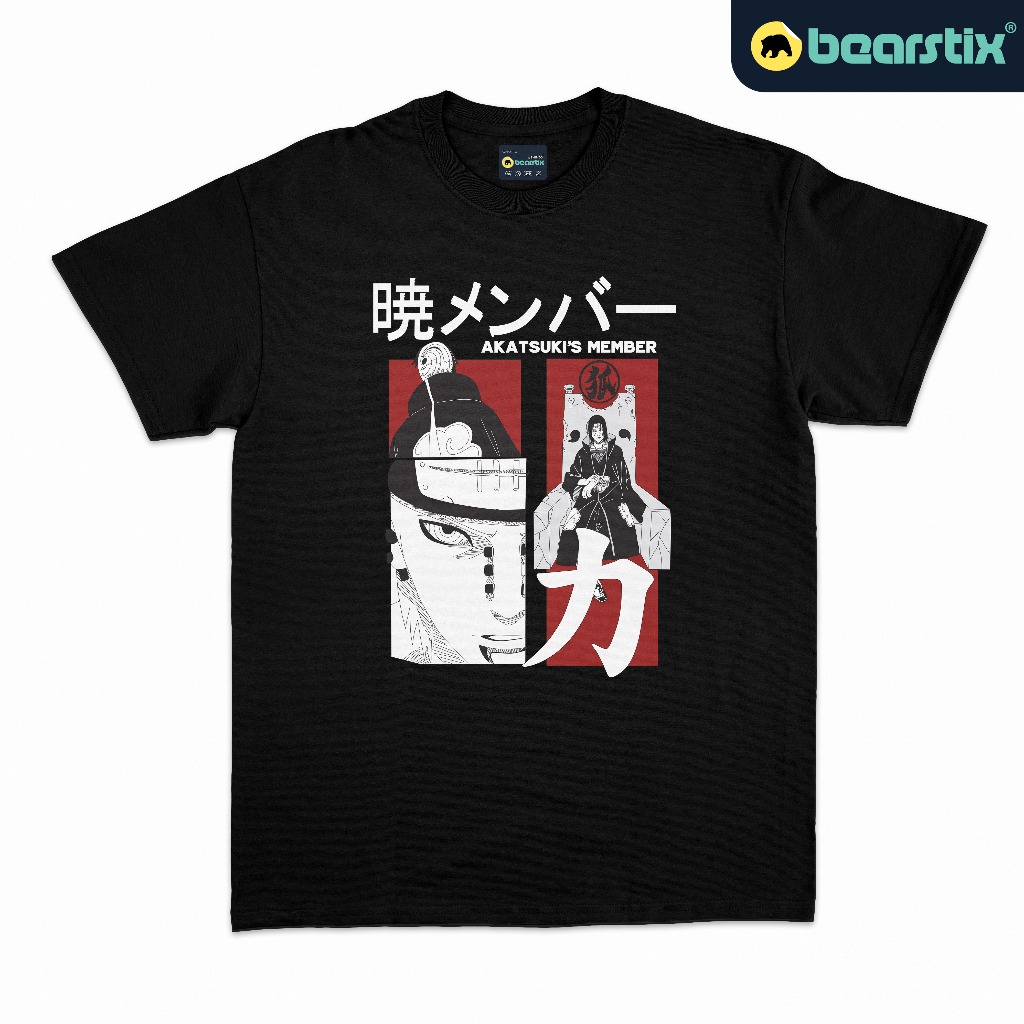 Shinzo - Tshirt Akatsuki - Kaos Pain - Baju Deidara - Tshirt Itachi ...