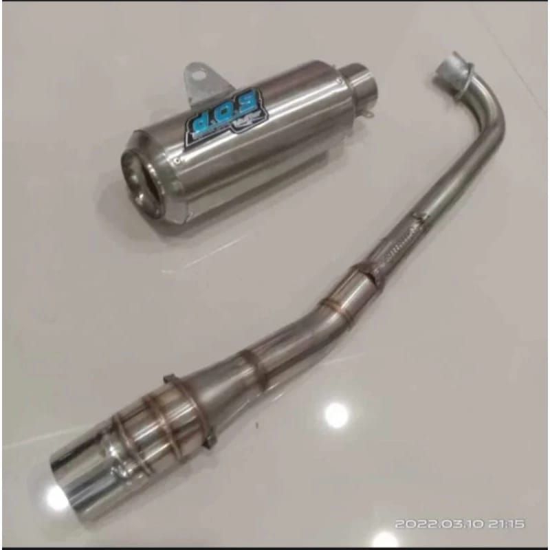 Racing DOS Muffler TYPE GP 1 EXHAUST FOR JUPITER VEGA VEGA Grend c70 ...