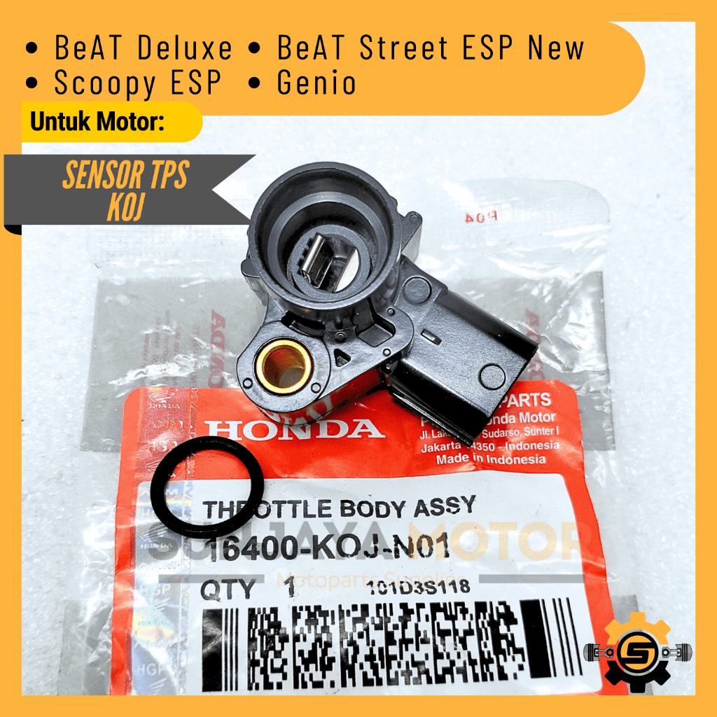 Tps Sensor K0J Original Quality Honda Beat Deluxe ESP Genio Beat Street ...