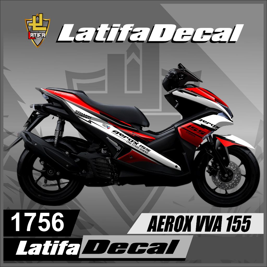 Aerox 155 full body Graphic design Sticker Motorcycle decal aerox ...