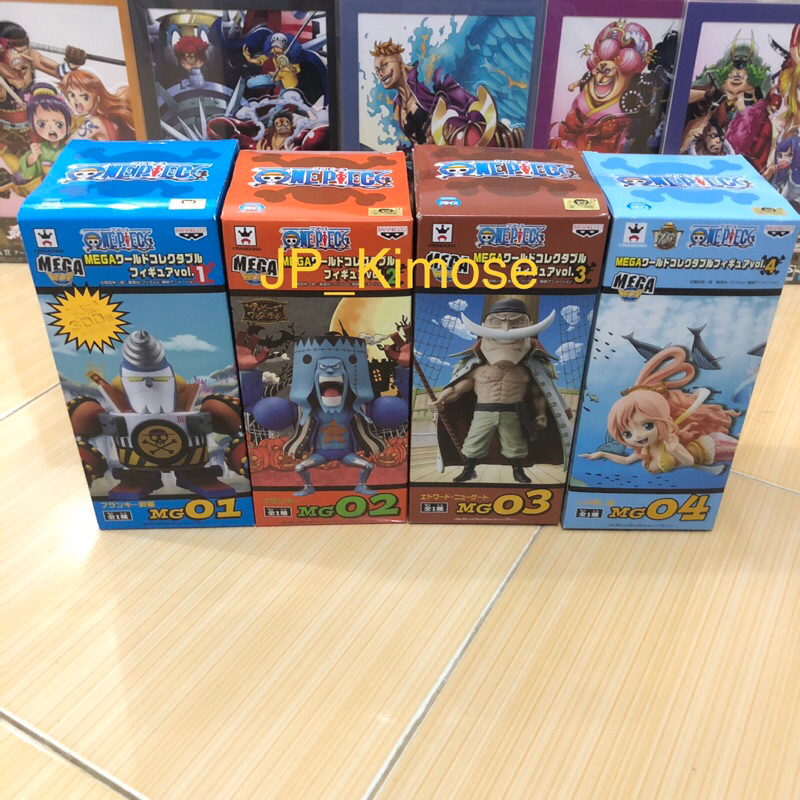 Mega WCF MG One Piece General Franky Helloween Shirohige Whitebeard WB Edward Newgate Shirahoshi ...